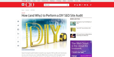 Lisa Kirschner Offers DIY SEO Insights on CIO.com
